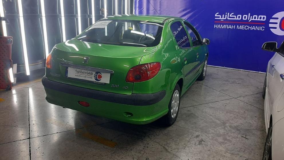 خرید و فروش پژو 206 صندوقدار V8 مدل 1393 با ضمانت – همراه مکانیک