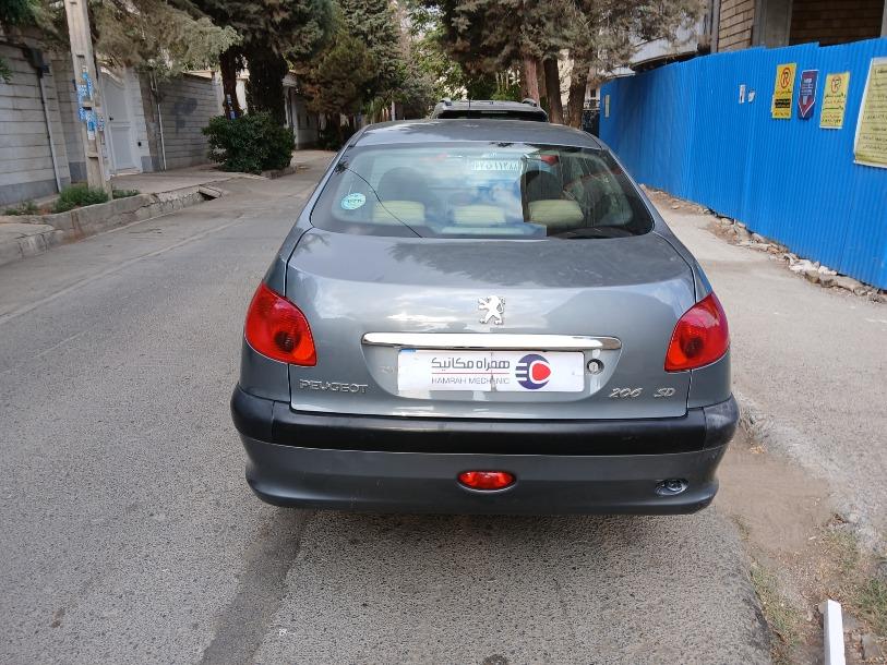 خرید و فروش پژو 206 صندوقدار V8 مدل 1399 نقد و اقساط – همراه مکانیک